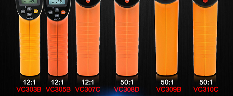 胜利仪器(VICTOR) 测温枪红外线测温仪温度枪电子测温器 VC303B VC307C标配(-20-800℃)购买_参数_图片_报价-北京泰亚赛福-北京泰亚赛福